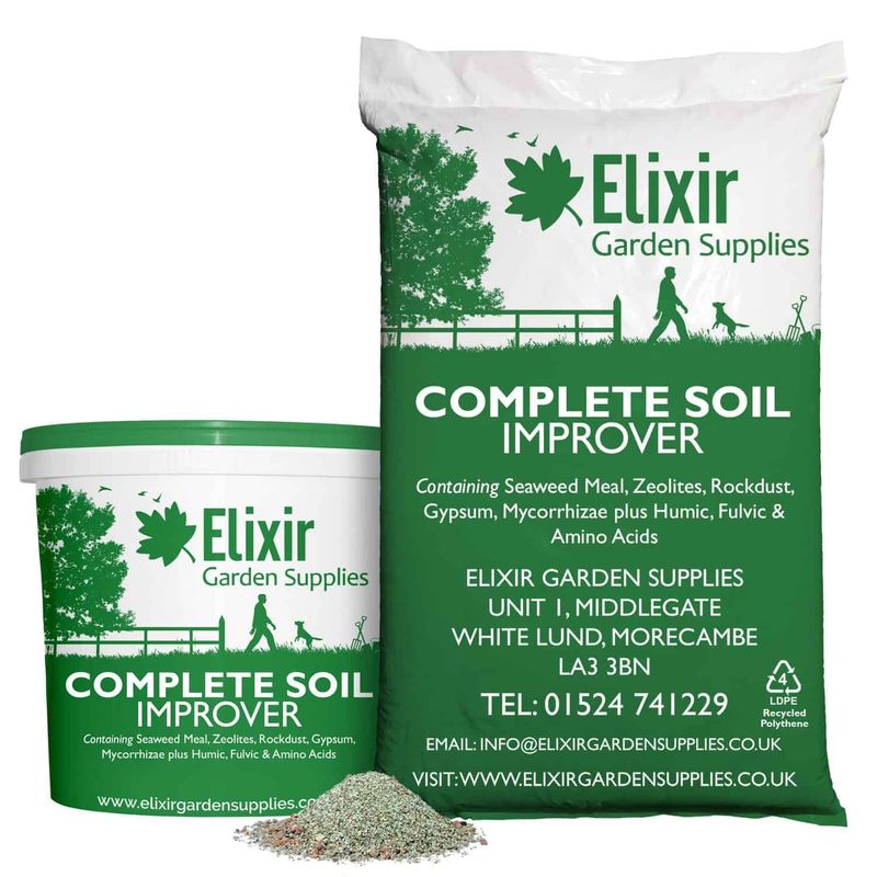 Elixir Gardens Complete Soil Improver & Granular Compost Conditioner ...