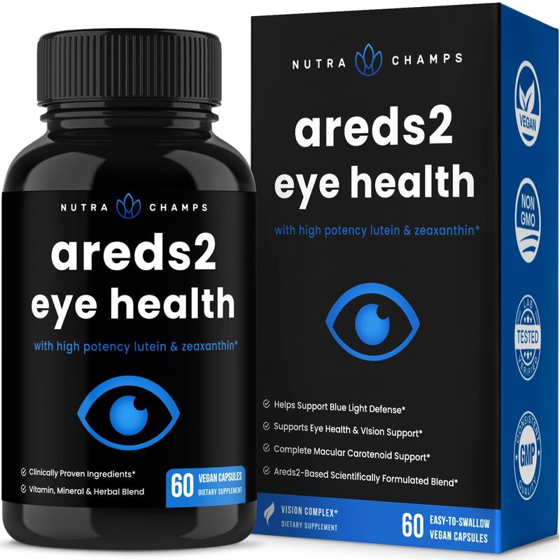 AREDS 2 Eye Support Vitamins | Advanced Vision Supplement with Lutein ...
