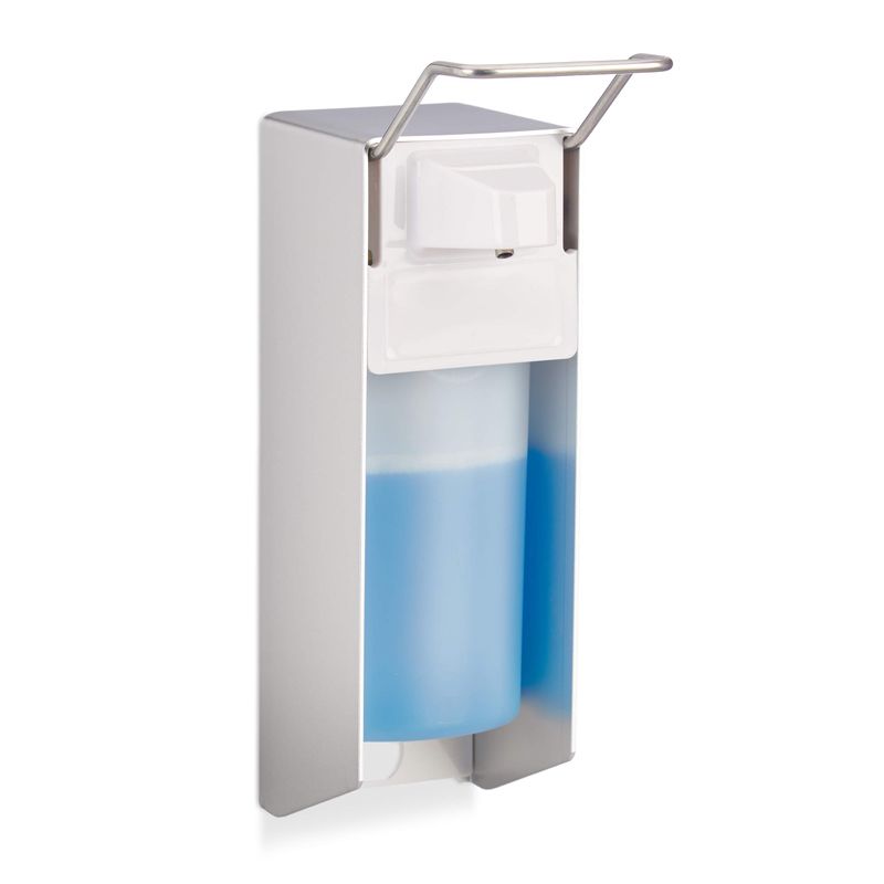 Relaxdays Euro dispenser 500 ml, wall-mounted soap dispenser ...