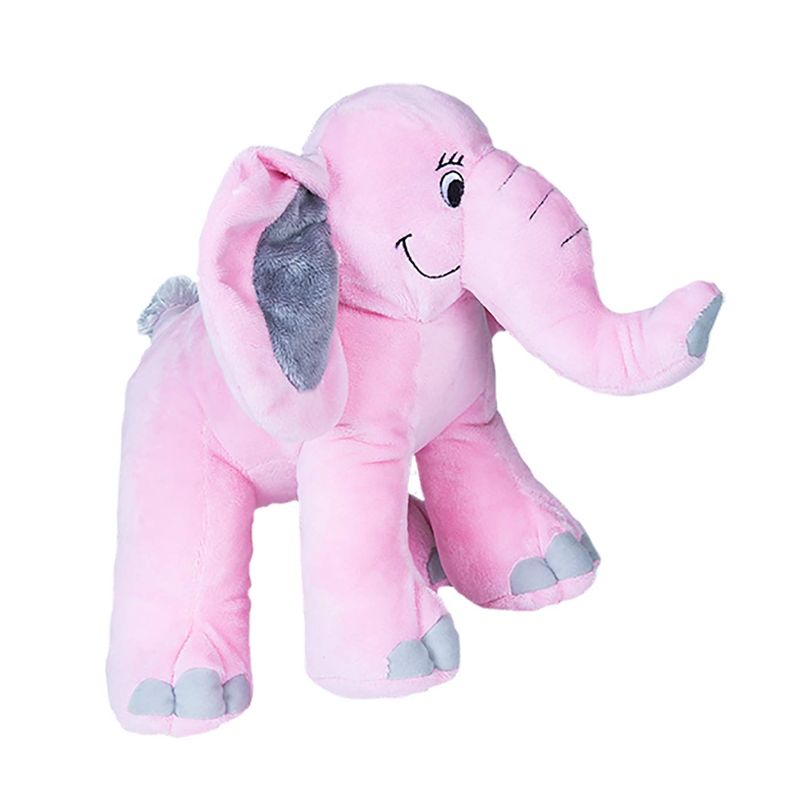 Make Your Own Stuffed Animal Pink Elephant Kit 16"- No Sew - Kit with ...