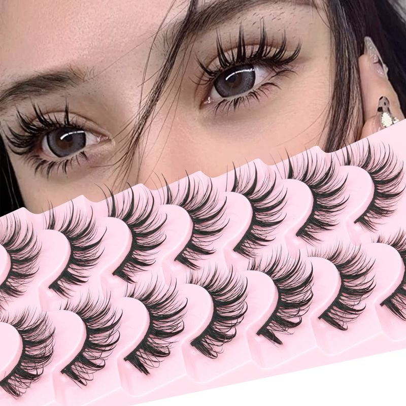 Manga Lashes Natural Look False Eyelashes Manhua Anime Cosplay Korean