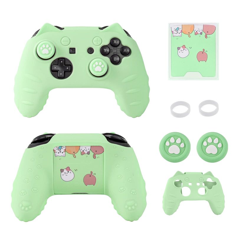 NANANINO Switch Pro Controller Skin, Cute Cat Paw Switch Pro Controller ...