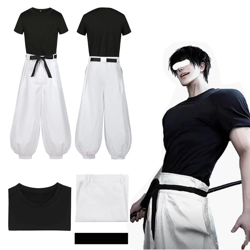 MeYuxg Toji Fushiguro Cosplay Costume, Jujutsu Kaisen Anime Cosplay ...