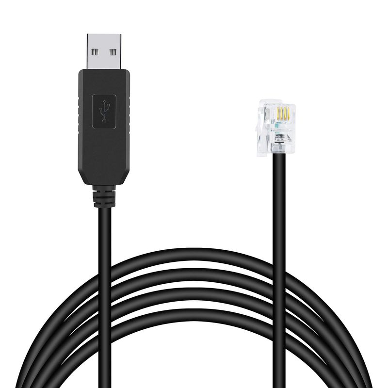 Suamdoen 6ft USB RS232 to RJ9 Serial Cable for PC Connect, Celestron ...