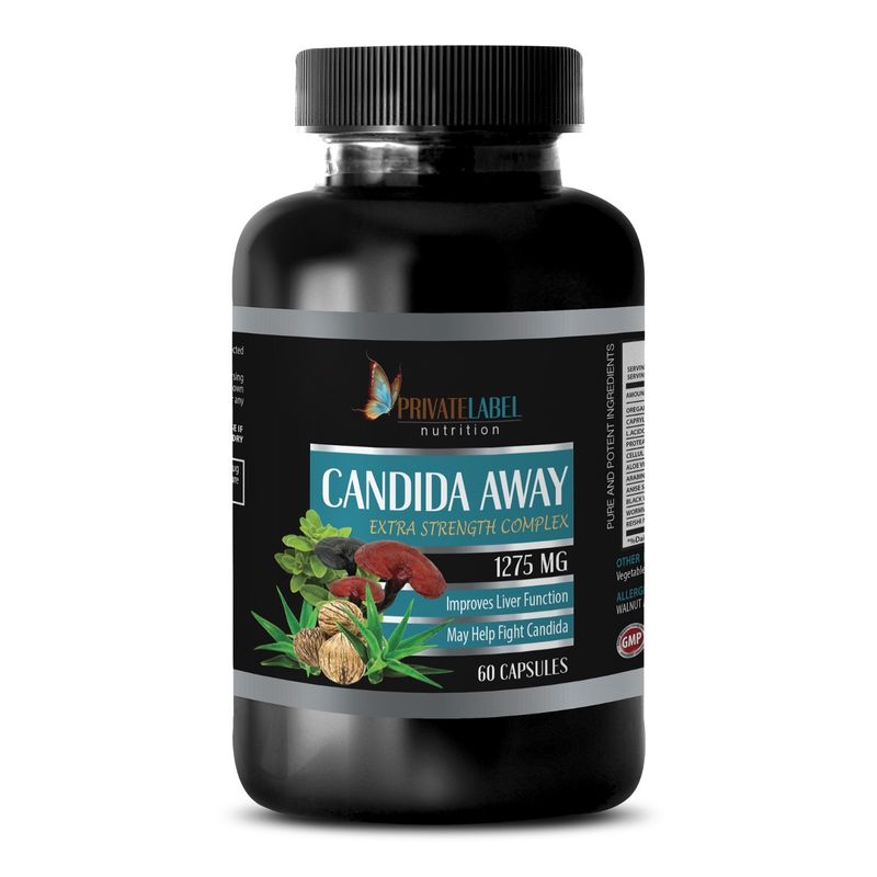 candida relief - CANDIDA AWAY COMPLEX - yeast infection treatment - 60 ...
