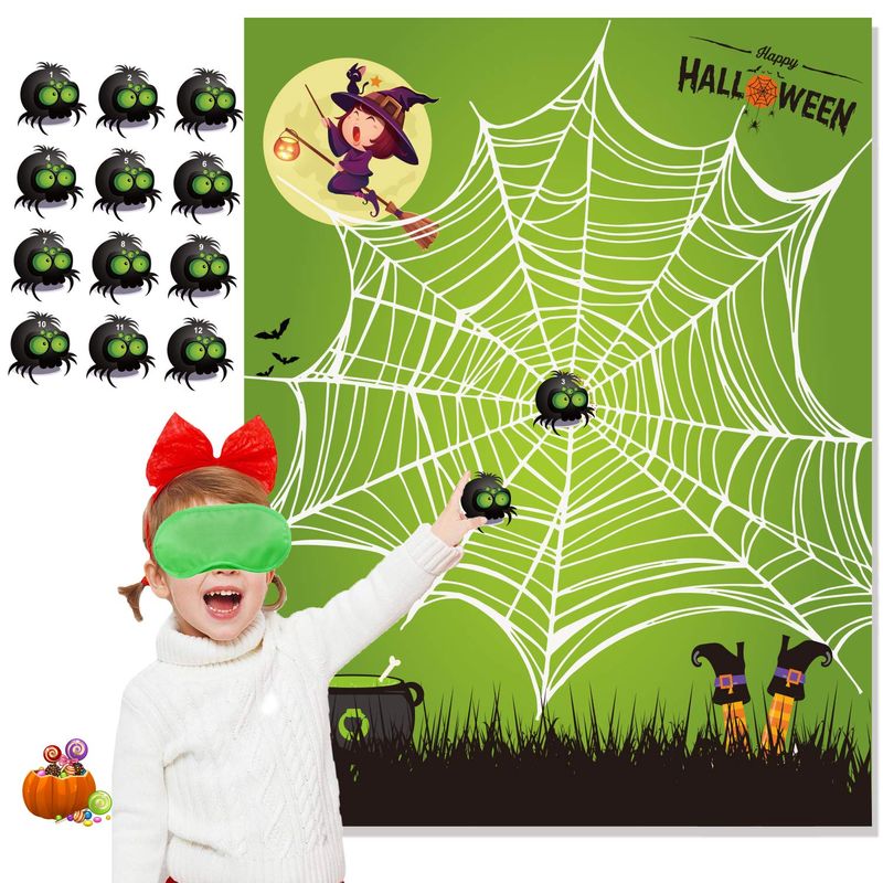 Funnlot Pin The Tail Halloween Kids Halloween Games Party Pin The ...