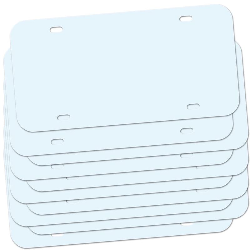 Simplee Signage 12"X6" Blank License Plate for Vinyl, License Plate ...