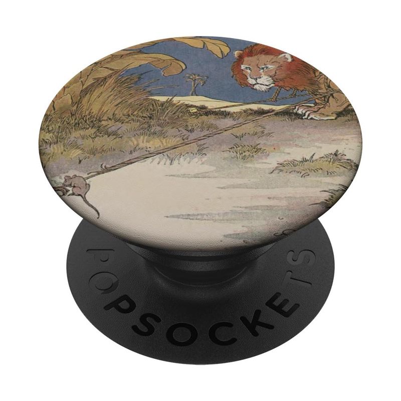 The Lion and The Mouse - Aesop's Fables PopSockets Swappable PopGrip ...