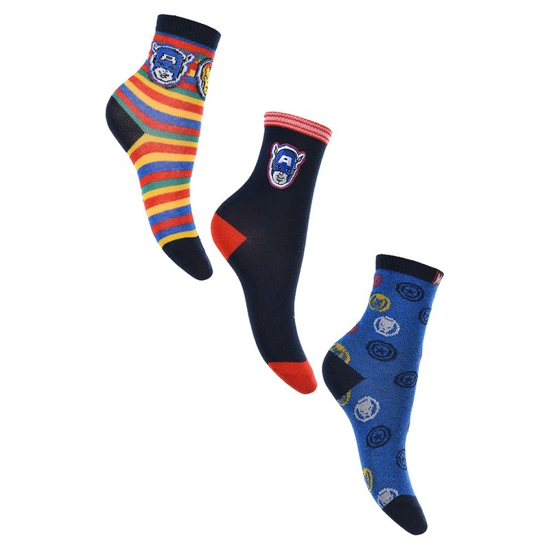 Avengers Captain America Iron Man Black Panther Set of 3 Pairs Children ...