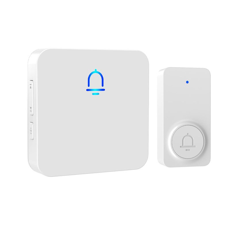 SECRUI Wireless Doorbell, Electric Cordless Battery Operated Plug in ...