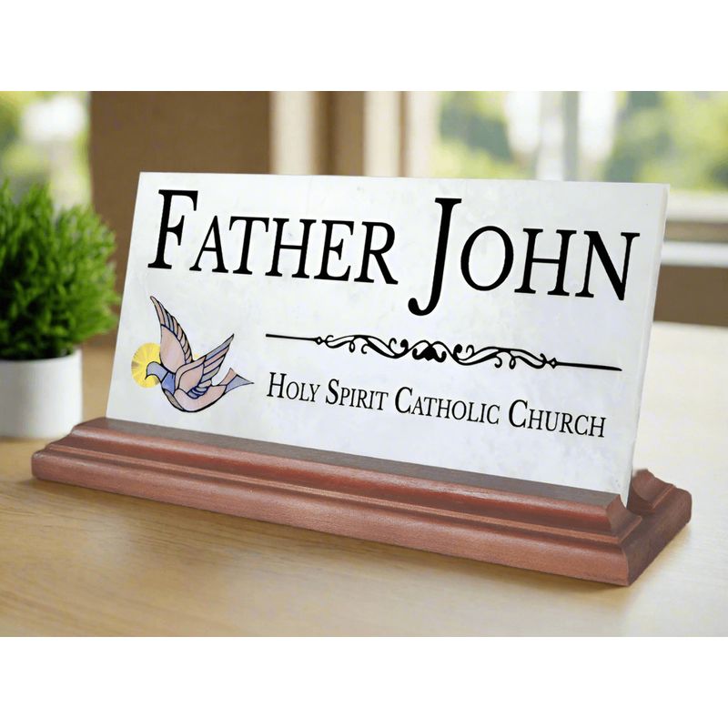 Christian Name Plate Custom Gift Personalized Church Religious ...