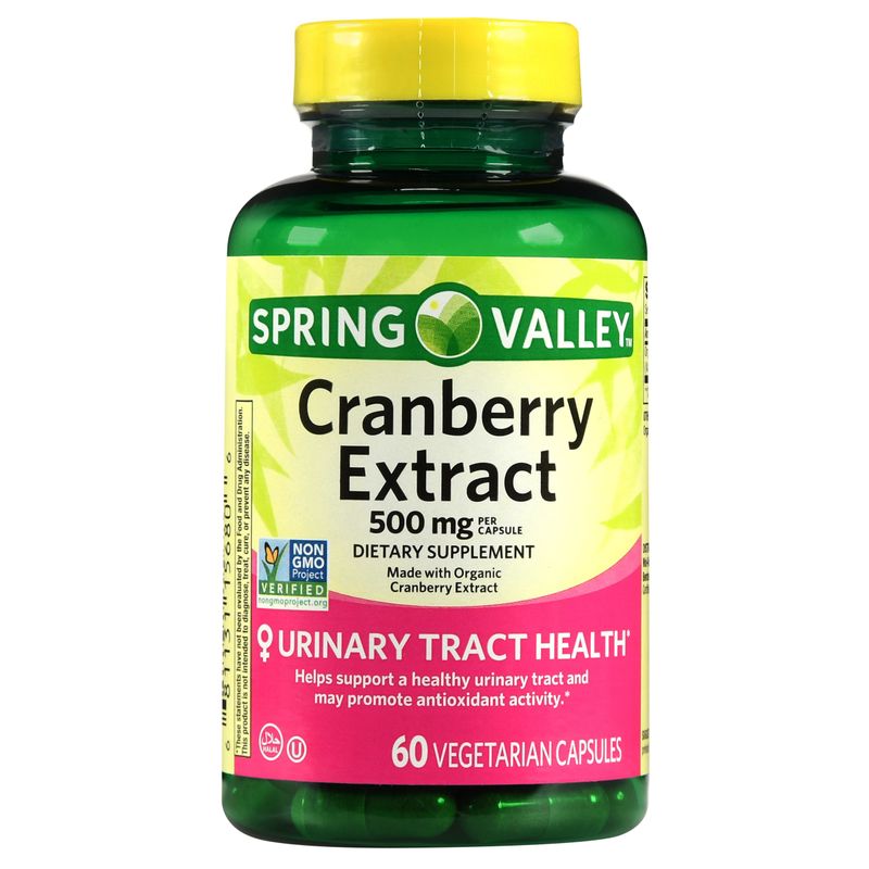 Spring Valley Cranberry Extract, 60 count, 500 mg per Capsule - EveryMarket