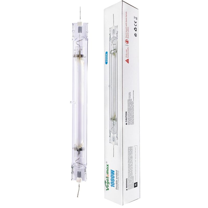 Vegelumax 1000Watt Double Ended Metal Halide MH Grow Light Lamp ...