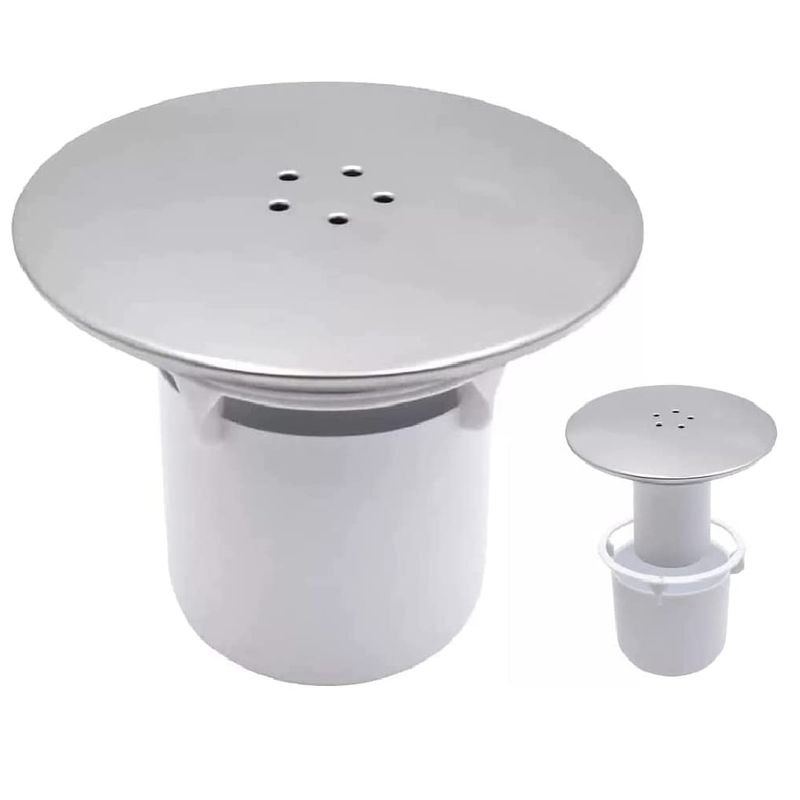 Shower Drain Cover, Waste Cap Tube/Cup Cubicle 90mm / 115mm Plug Hole ...