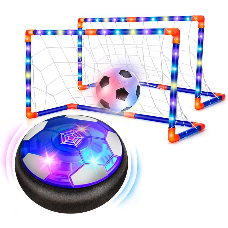Officygnet Hover Soccer Ball Set with 2 Light-Up Goals, Soccer Ball ...