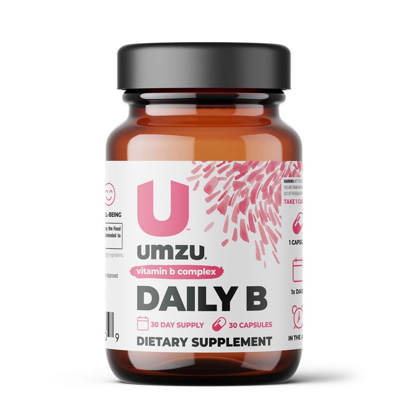 UMZU Daily B - 100% Complete B Vitamin Complex - Supports Energy ...
