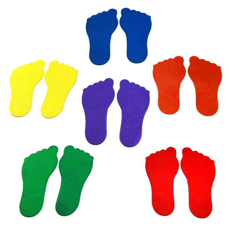 GSi Feet Spot Markers Set of 6 Pairs Non-Toxic Non-Slip in Assorted ...