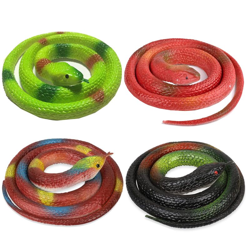 Rubber Snakes to Keep Birds Away - Realistic Fake Rubber Snakes for ...