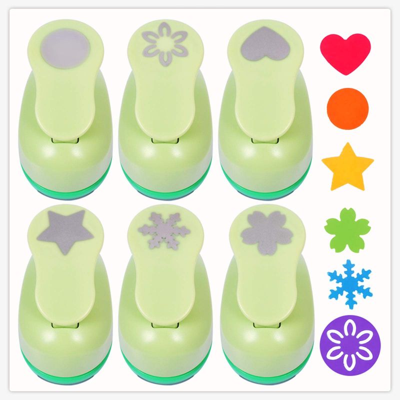 UCEC Craft Punches, 6 Sets Paper Punchers, Die Cut Punchers, Paper ...