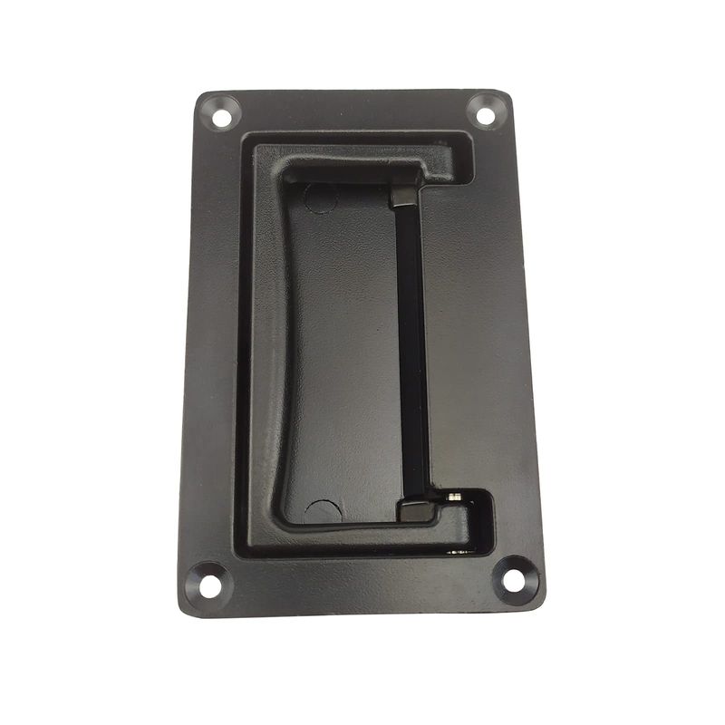 YUDTKK 2 Pack Zinc Alloy Recessed Pull Handles Container Handle Black ...