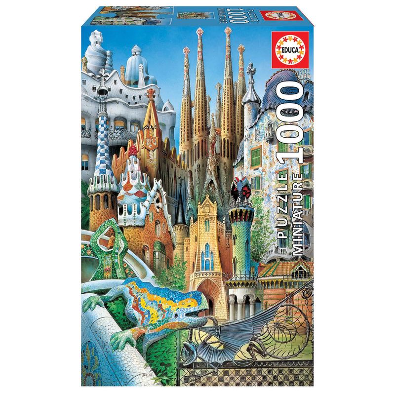 Educa Gaudi Collage Miniature Puzzle (1000 Piece) - EveryMarket