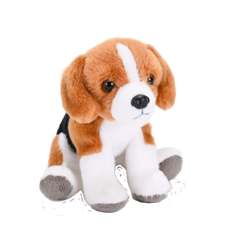 Wild Republic Pocketkins Eco Beagle, Stuffed Animal, 5 Inches, Plush ...