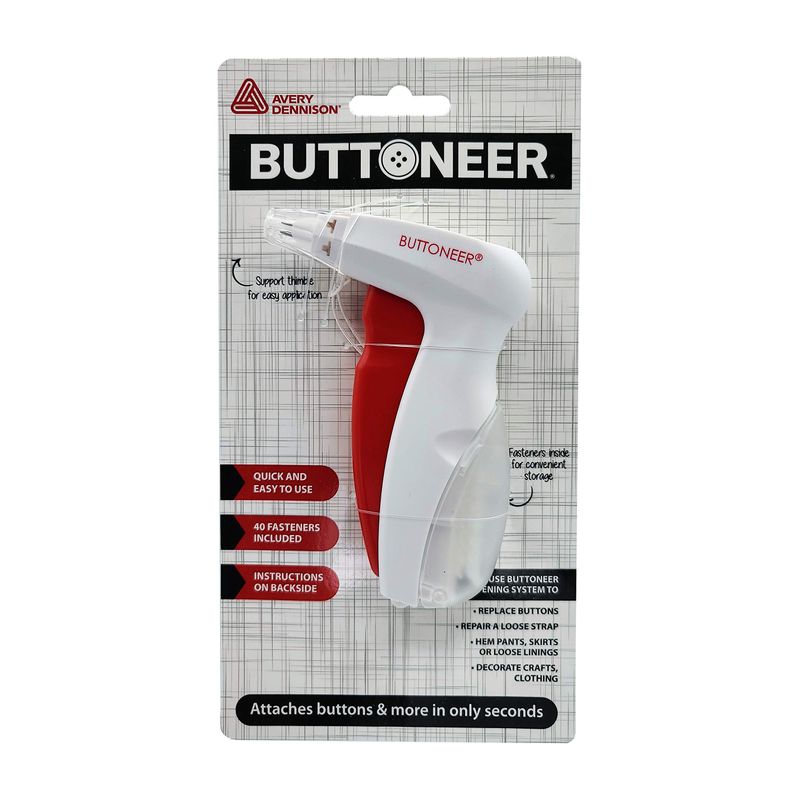 Buttoneer Button Fastening System - New and Improved! - Attaches ...