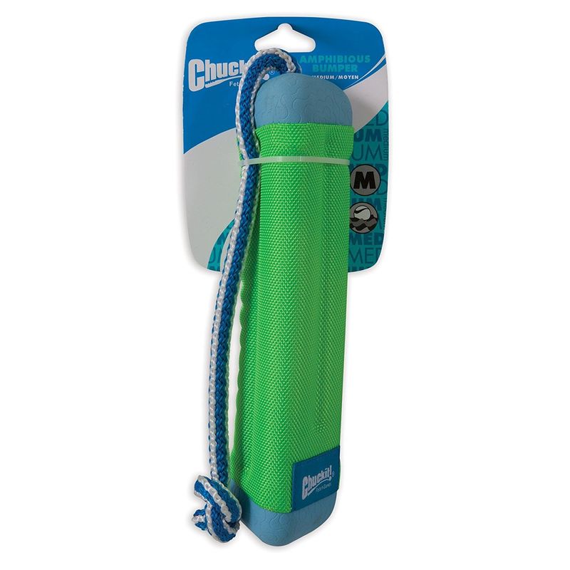 Chuckit Amphibious Bumper Fetch and Float Dog Toy, Medium (Assorted ...