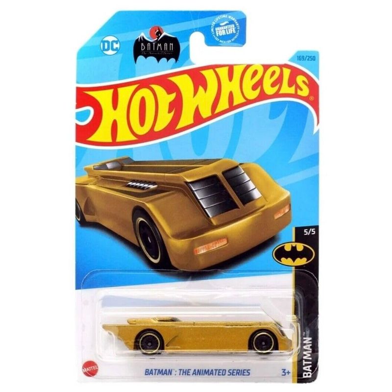 Hot Wheels Batman Batmobile (5/5 Animated Series Gold 169/250 ...