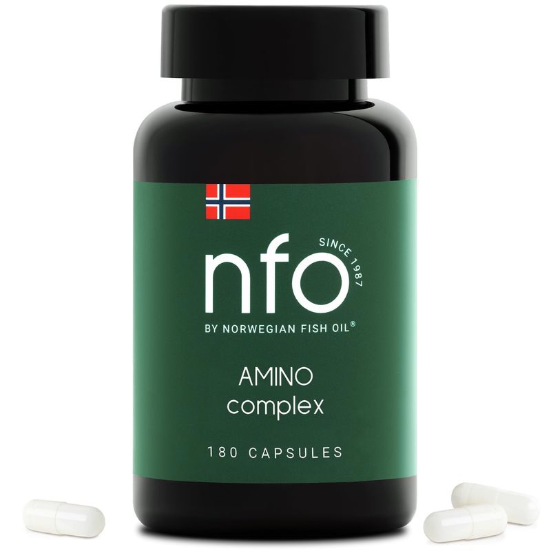 NFO Amino Complex [180 Capsules] Natural Bioactive Amino Acids Complex ...