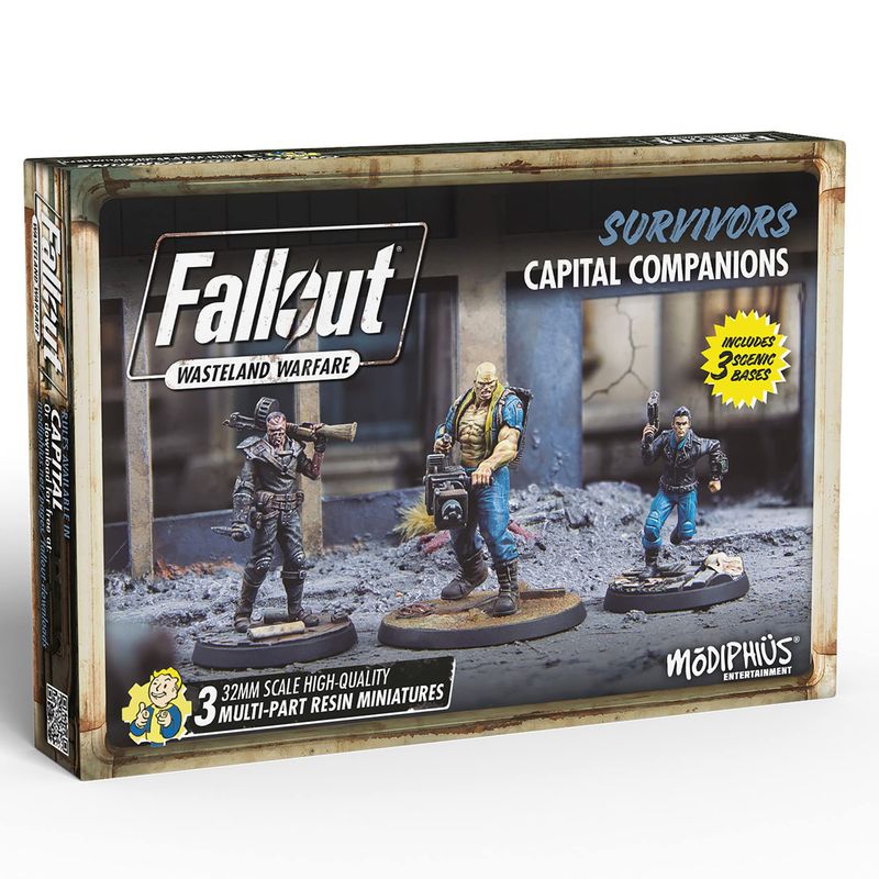 Fallout Wasteland Warfare: Survivors: Capital Companions - 3 Miniatures ...