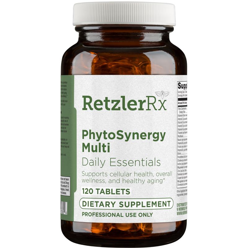 PhytoSynergy Multi w/o Iron by Dr. RetzlerRx™ | 120 Tablets | Vitamins ...