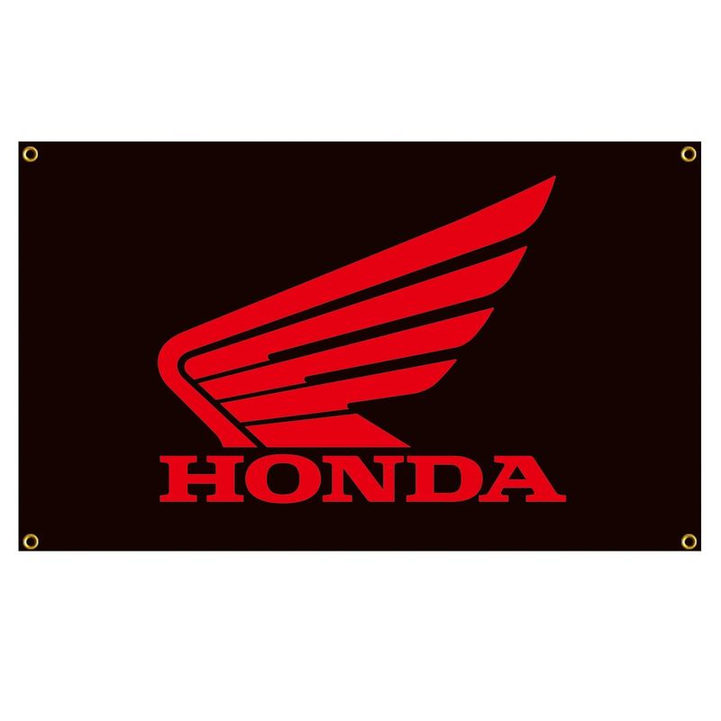 RAUMM Banner,HONDA Motorcycle Racing 3x5ft Car Flag Banner, Snap On ...