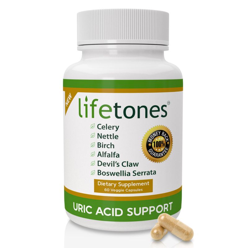 Lifetones Uric Acid Support Capsules - 60 Count - Online Marketplace ...