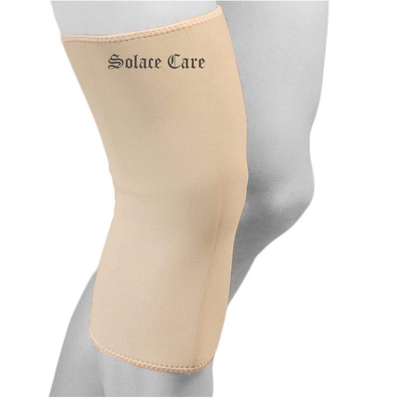 Solace Care Neoprene Closed Patella Knee Brace | Long Knee Support ...
