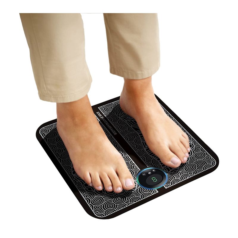Portable Electric EMS Foot Massager - Foldable and Portable, EMS ...