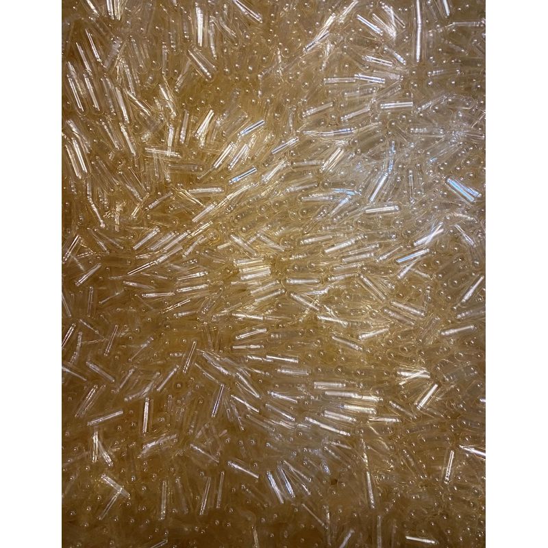 GelatincapsUK Small (Size 2 x 500) Clear Empty Gelatin Capsules ...