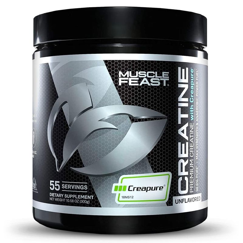 Muscle Feast Creapure Creatine Monohydrate Powder, Vegan Keto Friendly ...