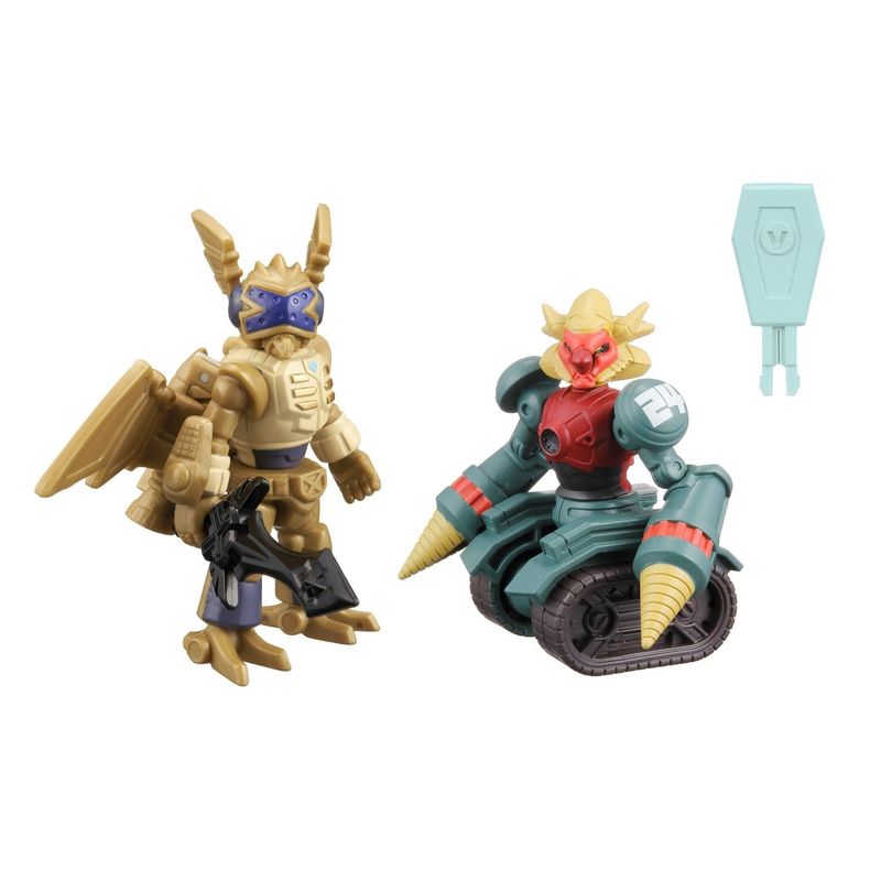LBX Battle Custom Figure Set LBX Hakai-o Kirito Custom & LBX Bibinbird ...