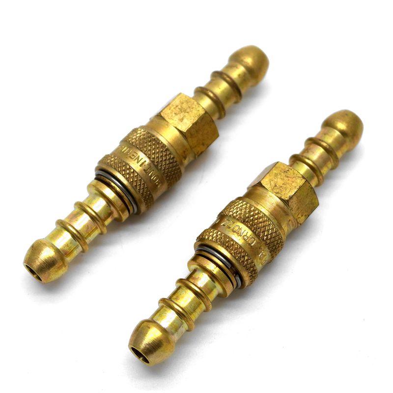 continental/1stserie 2 X Inline Quick Release Fitting Coupling for 8mm i/d propane/butane Hose ...