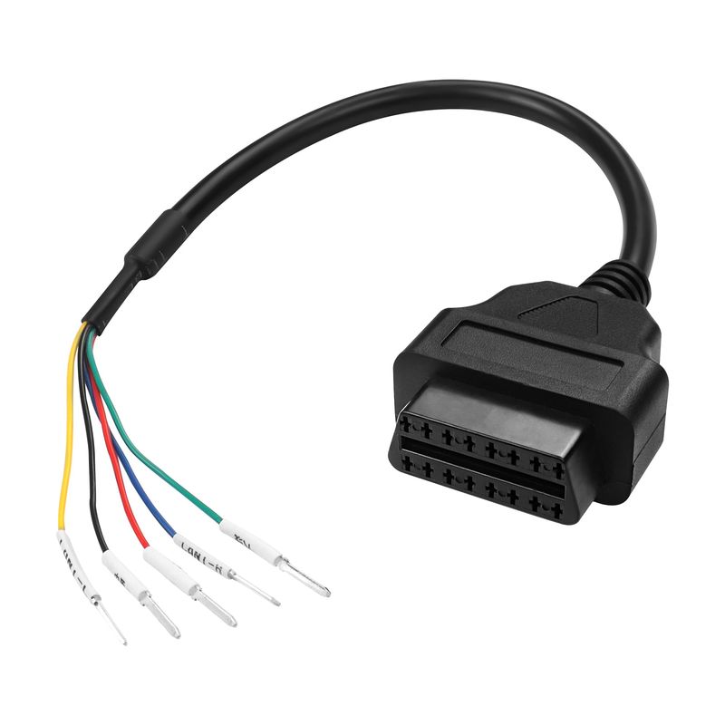 MEIRIYFA OBD OBD2 16 Pin Female Connector K Line CAN Line Jumper Tester ...