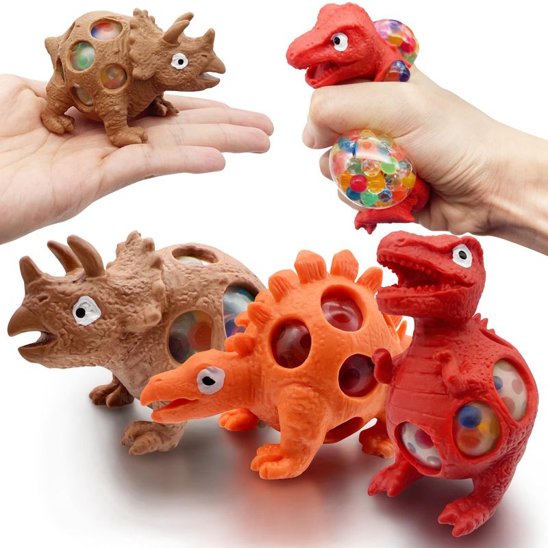 ZTATU Dinosaur Squishy Fidget Toys, Stress Balls for Adults (3PCS ...