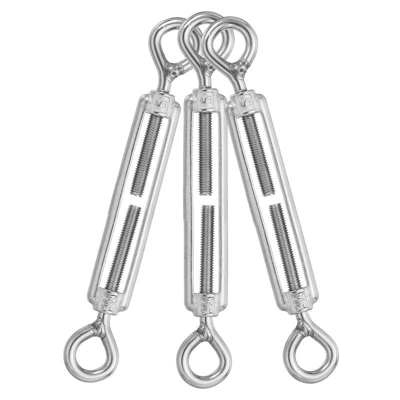 sourcing map M5 Eye and Eye Turnbuckles for Cable Wire Rope Tension ...