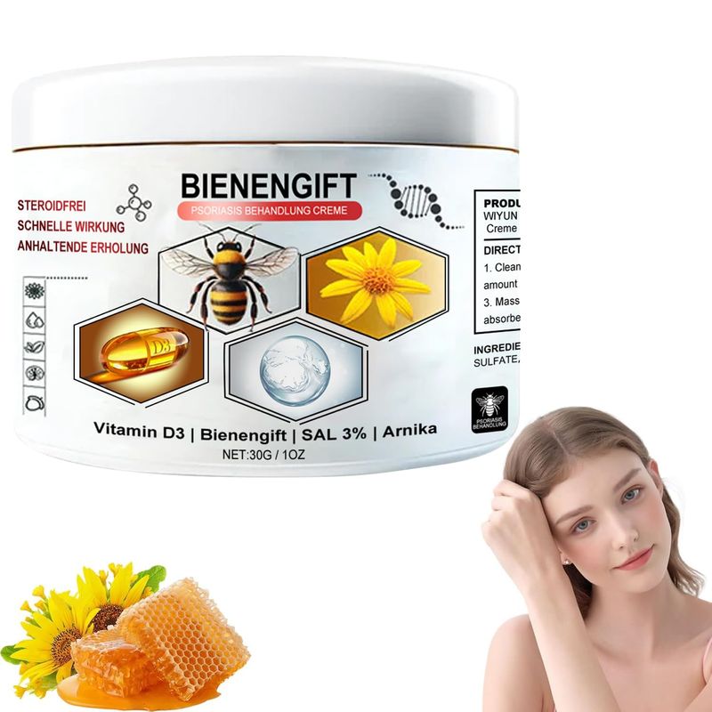 Bee Venom Multi-symptom Skin Treatment Cream, Bee Venom Treatment, Adnoon Bee Venom Skin ...