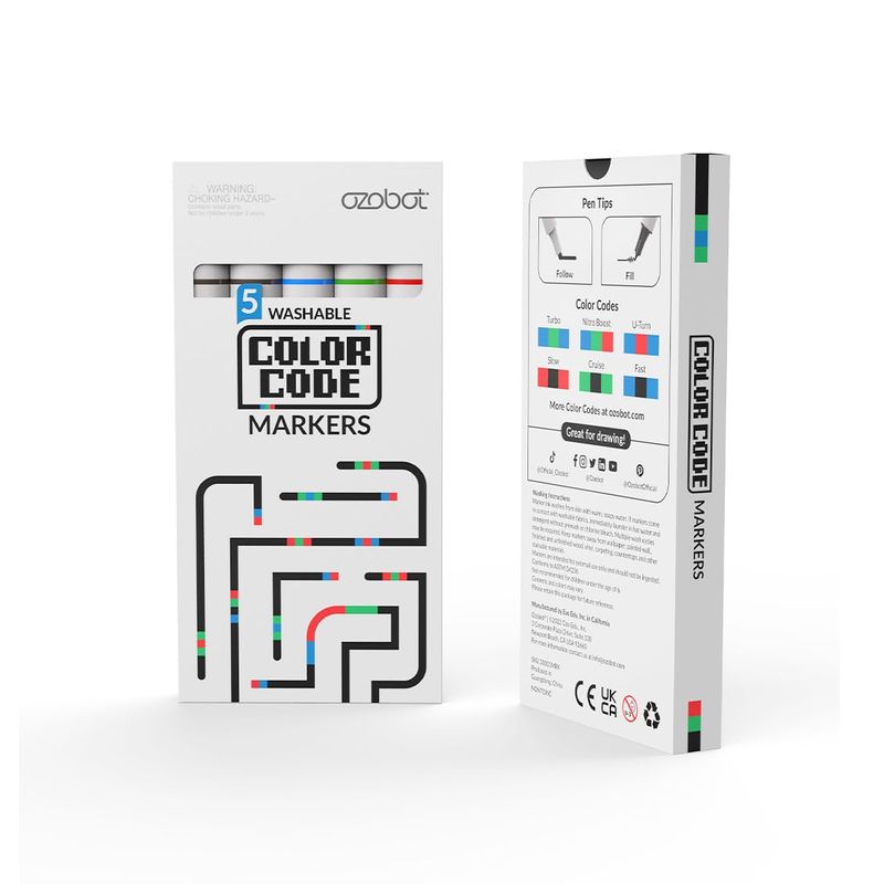 Ozobot Color Coding Markers: Color Variety for Creative STEM Education ...