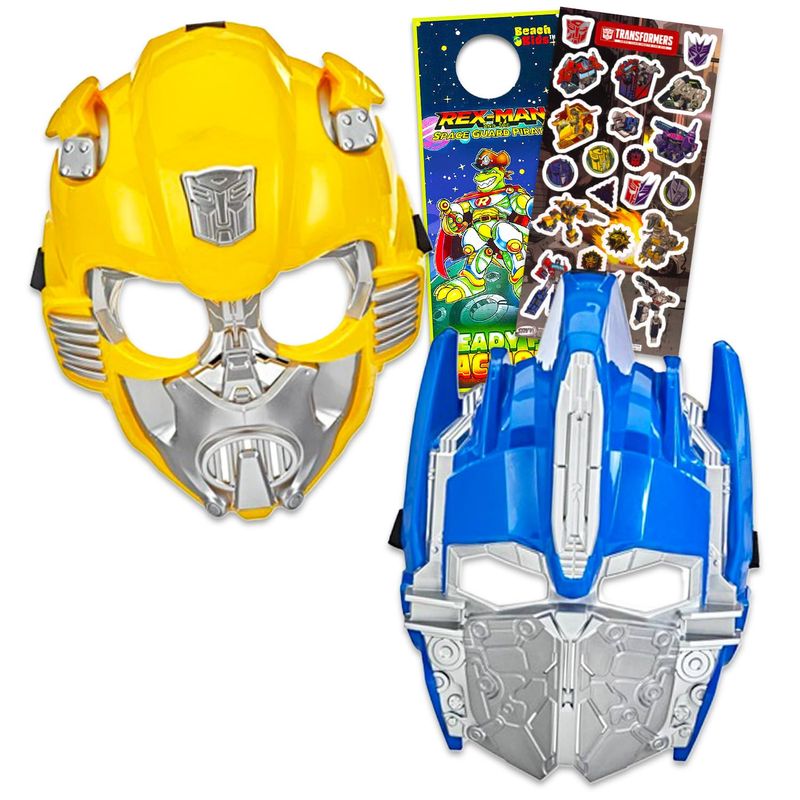 Transformers Masks for Kids 2 Pack Set - Bundle with Optimus Prime and ...
