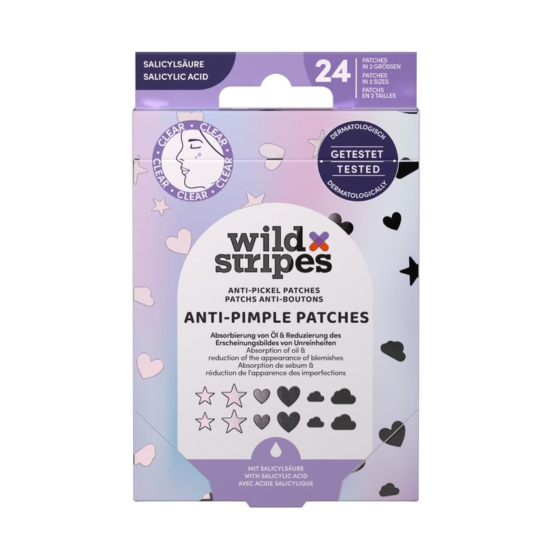 Wild Stripes - Anti-Pimple Patches Holo Clear - Pimple Plasters with ...