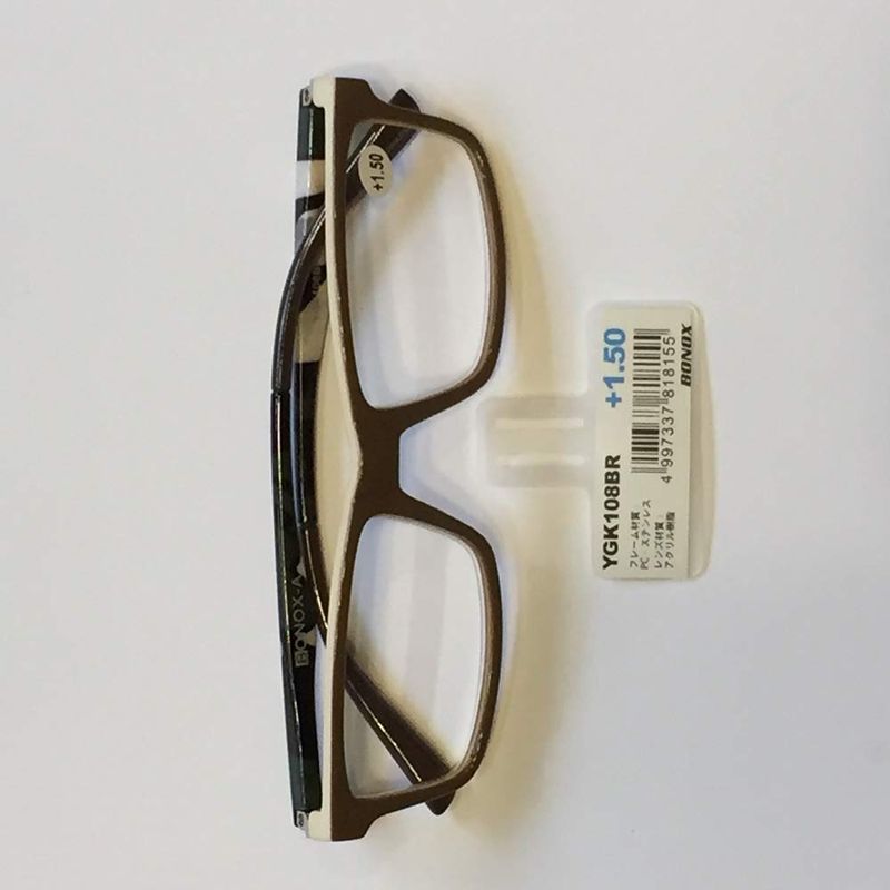 ダルトン(Dulton) Bonoxシリーズ 老眼鏡 リーディンググラス ブラウン 度数タイプ1 READING GLASSES BR YGK108BR/1 - EveryMarket