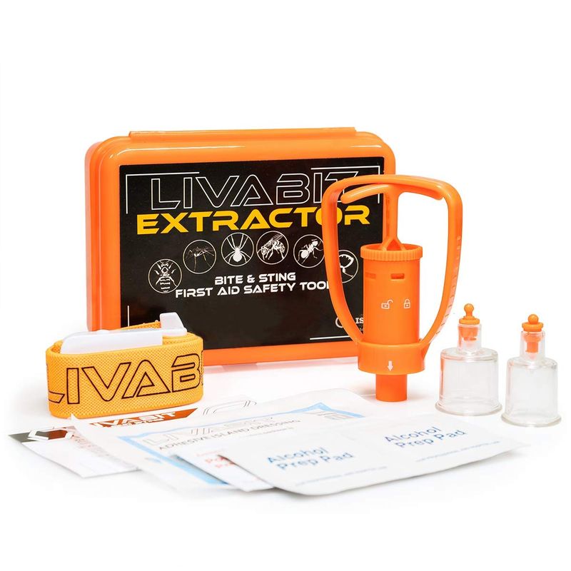 LIVABIT First Aid Safety Tool F.A.S.T. Kit Emergency Venom Extractor ...