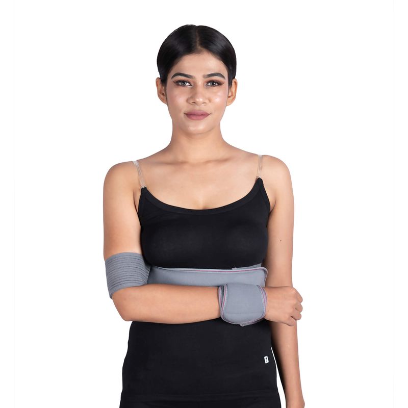 Wonder Care Grey arm immobilizer – Adjustable shoulder immobilizer ...